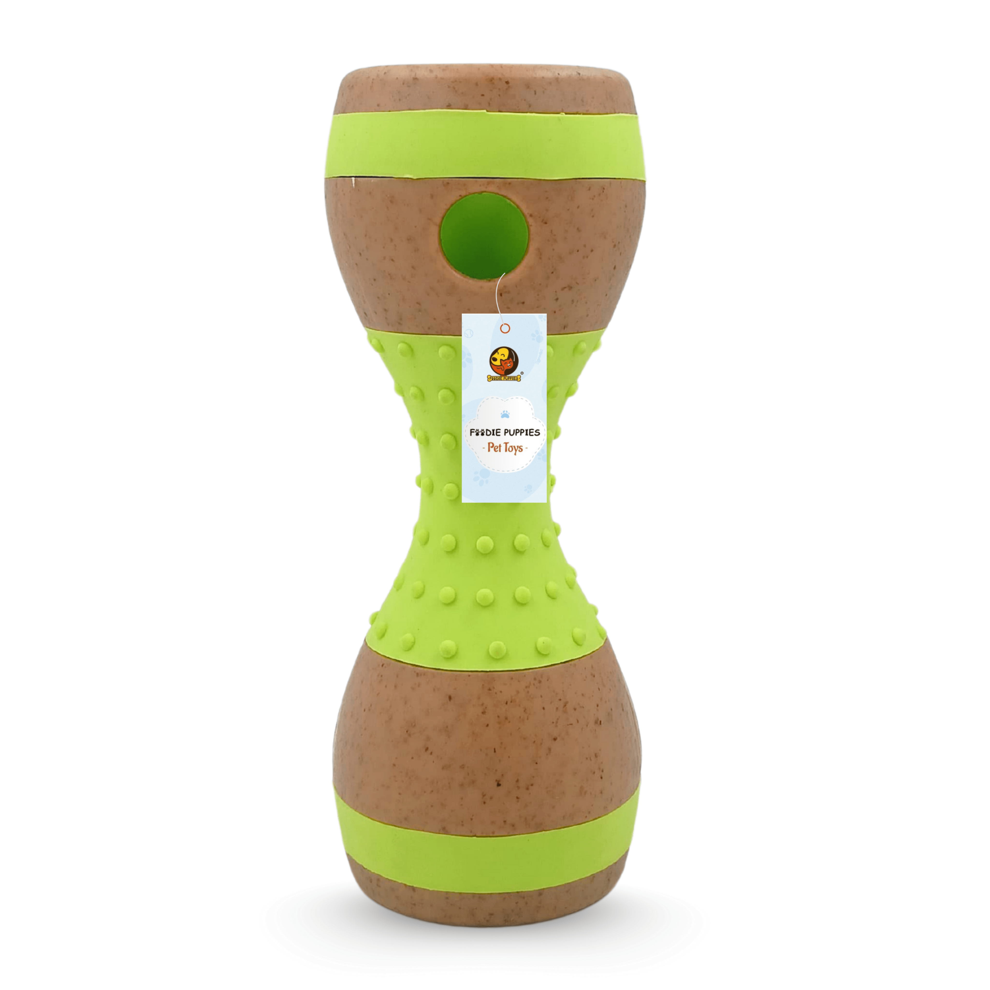 Interactive Dual Color (Bottle) Nylon Hard Chew Toy for Medium and Lar ...