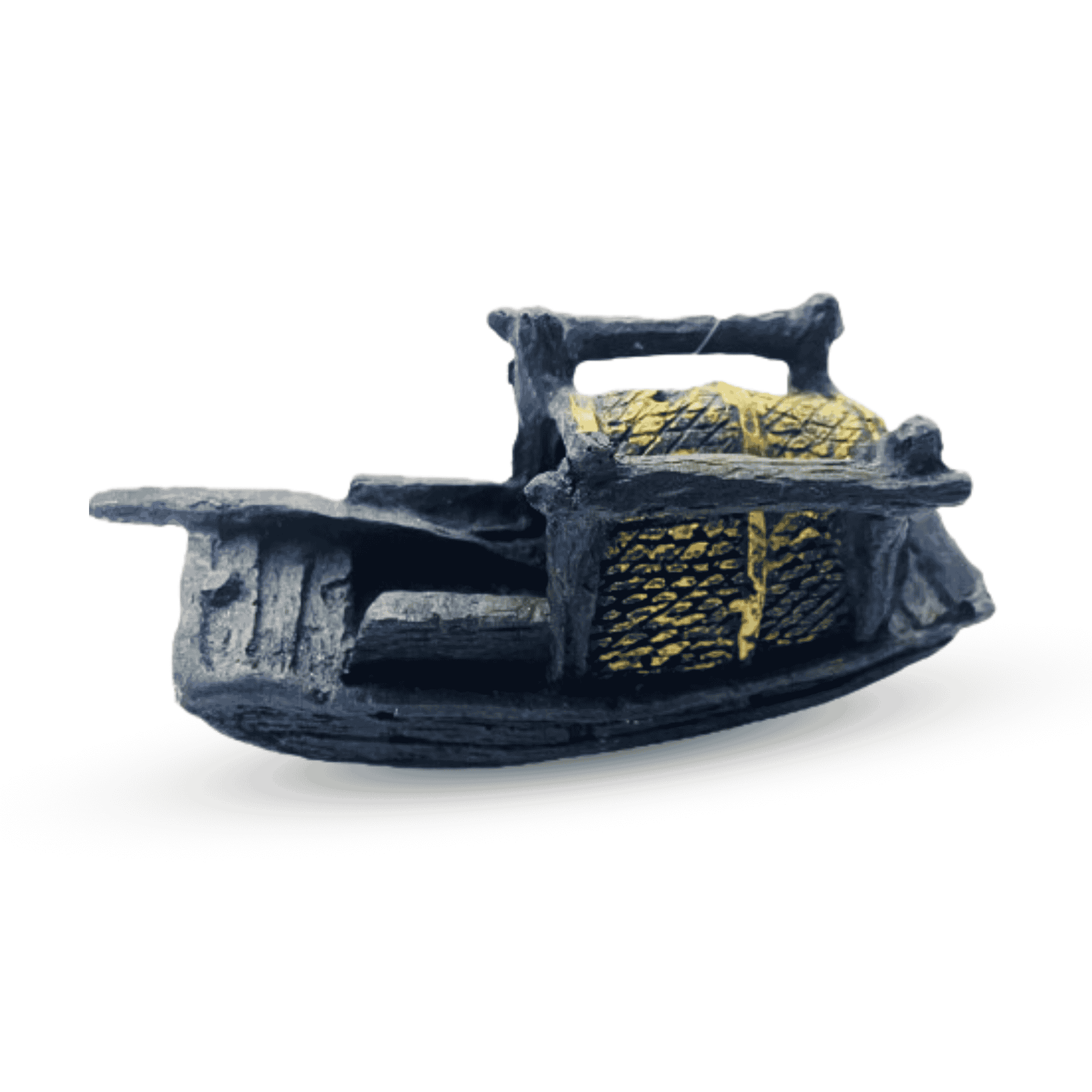 Thematic Drum Ship Decor for Aquarium, Fish Tank Accessories, Pond and ...