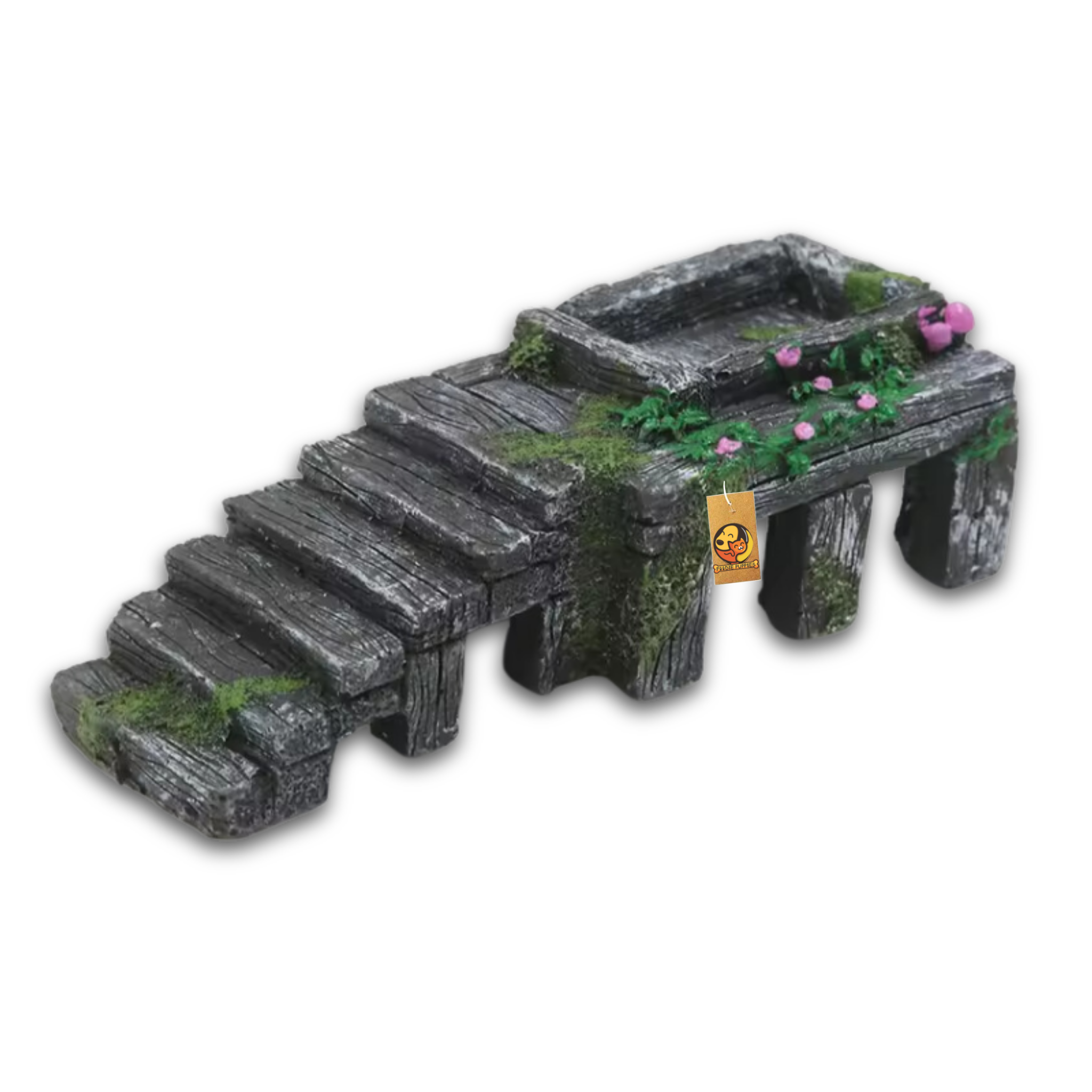 Thematic Stair Roof Decor for Aquarium, Fish Tank Accessories, Pond an ...